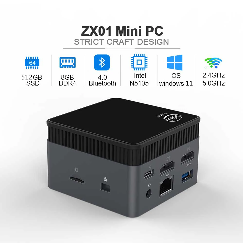 ZX01-Quad-Core-Mini-PC-Computador-de-mesa-para-jogos-Intel-N5105-2-9GHz ...
