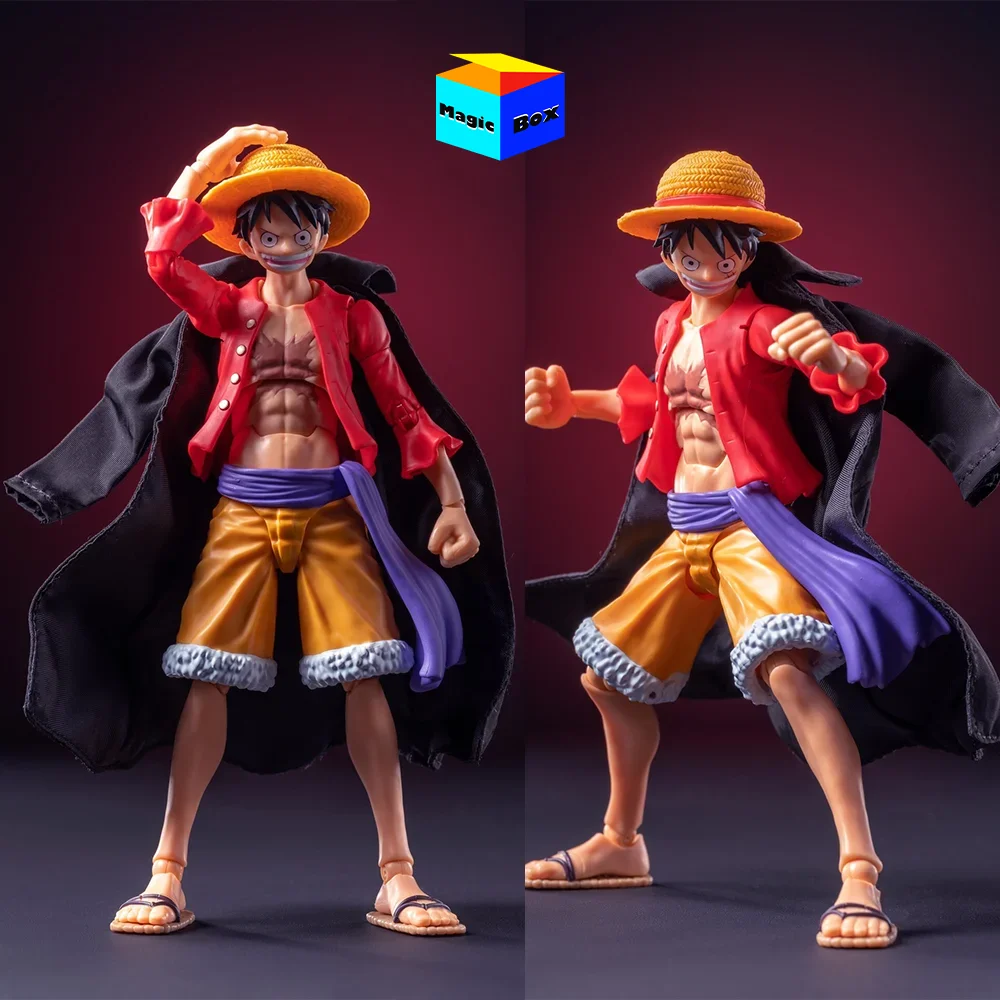 Custom 1/12 Male Shf One Piece OP Monkey·D·Luffy Captain Straw Hat ...