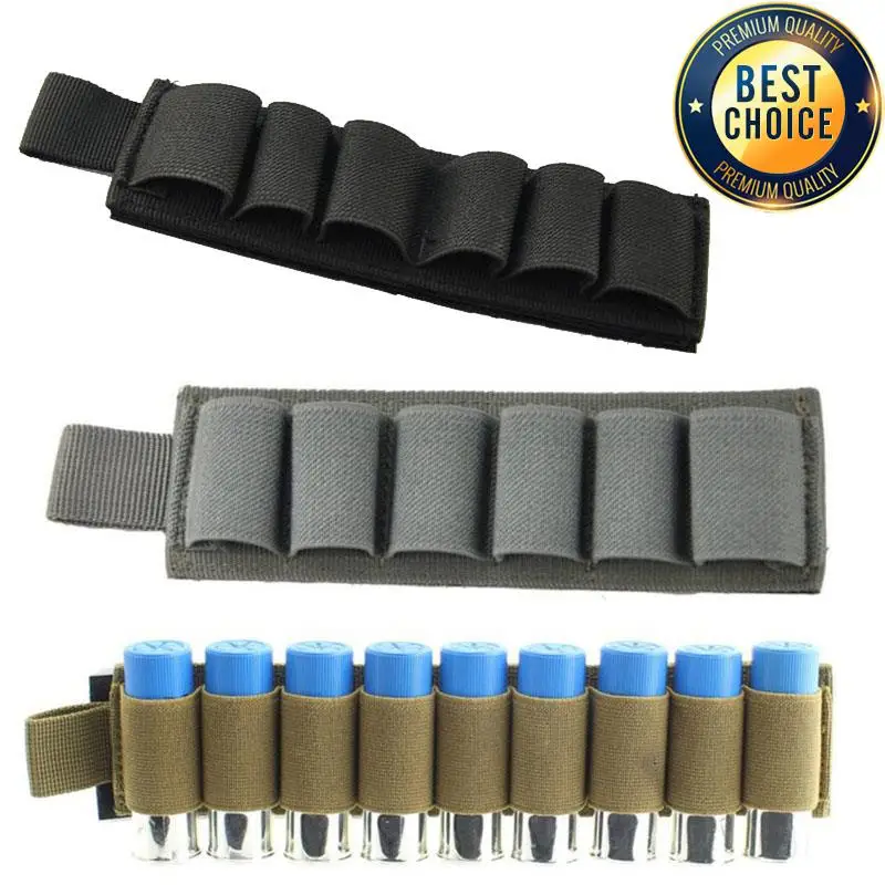 Tactical-Outdoor-6-Round-Shotgun-Shell-Holder-Ammunition-Pistol-Bullet ...