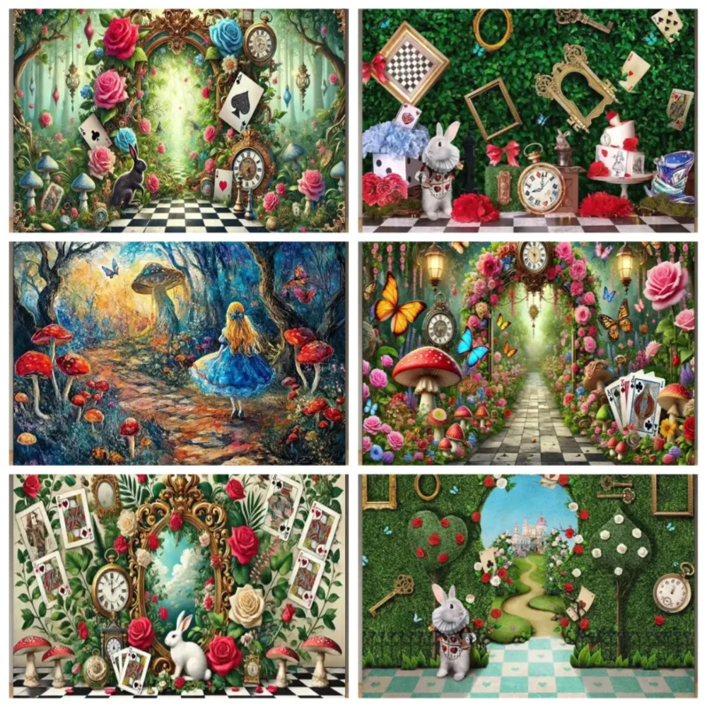 Magical Forest Adventures in Wonderland Theme Birthday Party Decoration ...