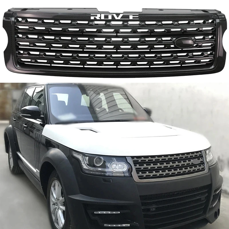ROVCE-Front-Bumper-Grill-Carbon-Fiber-Material-Grille-Grills-for-Land ...