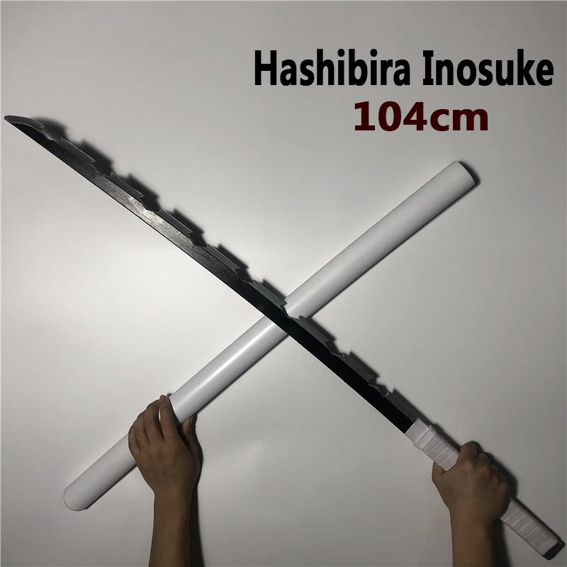 104cm Hashibira Inosuke Sword Weapon Cosplay Sword 1:1 Anime Ninja ...