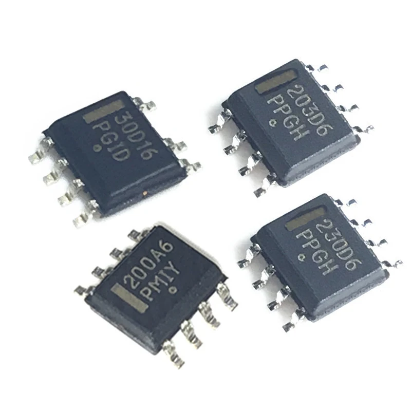 10PCS NCP1230D165R2G 30D16 230D6 200D1 200D4 200A6 203D6 SOP8 Encapsulamento de chips de ...