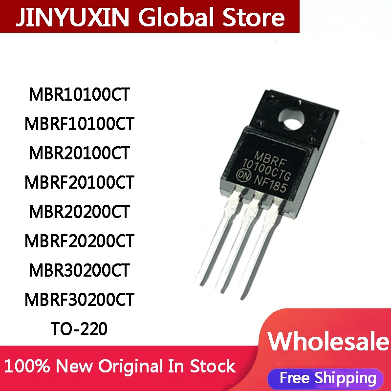 10Pcs 새로운 MBR10100CT MBRF10100CT MBR20100CT MBRF20100CT MBR20200CT ...