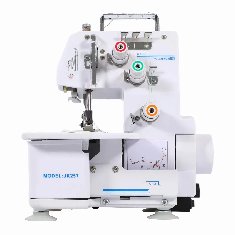For 257D High Quality Three Thread Mini Household Overlock Sewing ...