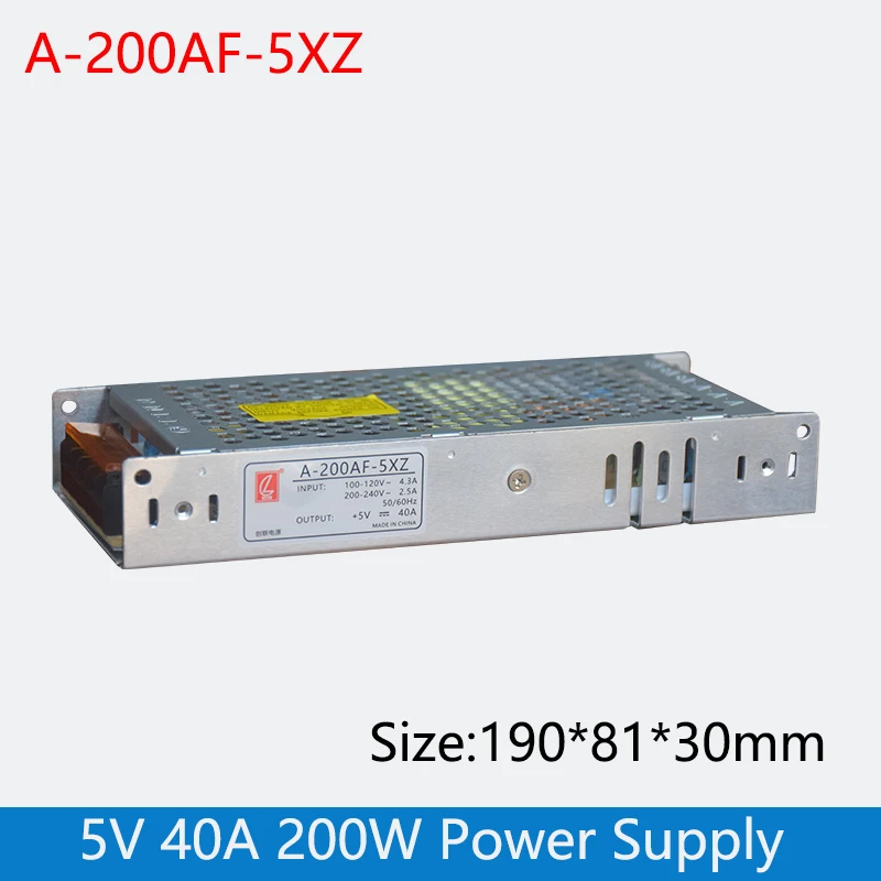A-200AF-5 Chuanglian 5V40A 200W - AliExpress 502