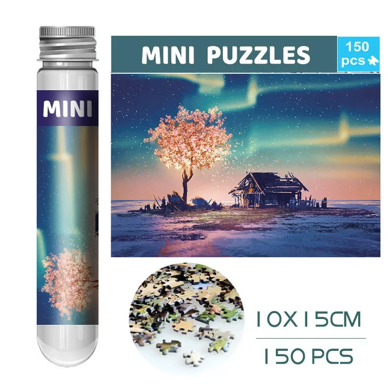 Polar-Impression-150-Mini-Test-Tube-Puzzle-World-Famous-Painting-Series ...