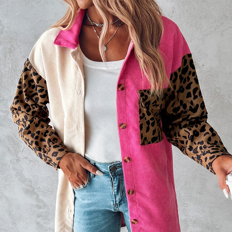 OMSJ-2024-Spring-Fall-Jackets-For-Women-Streetwear-Casual-Contrast ...