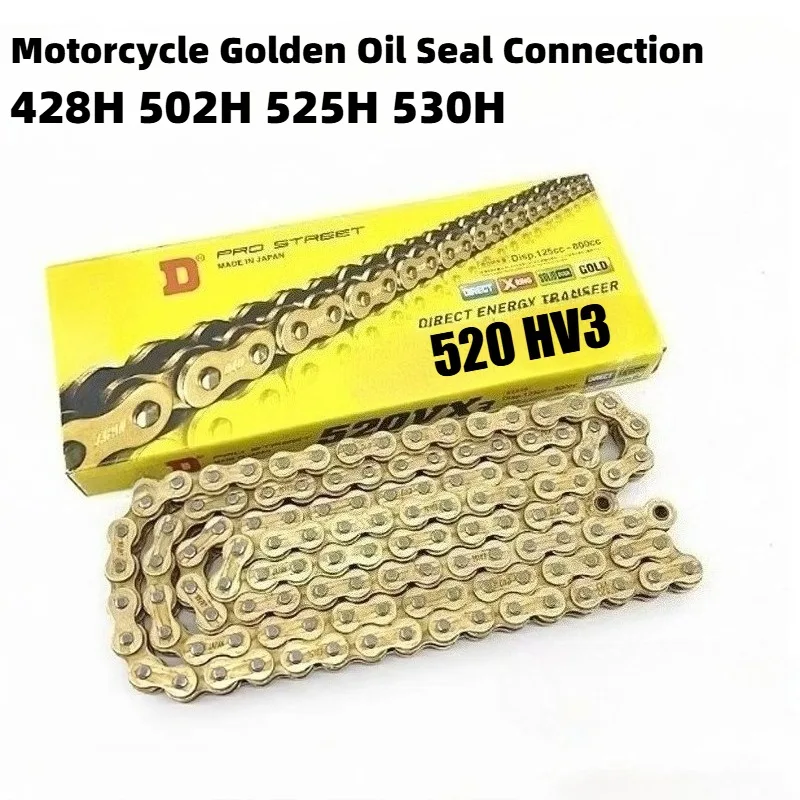 Motorcycle Chain 520 525 530 428 Chains 120 136 Links for Yamaha ...