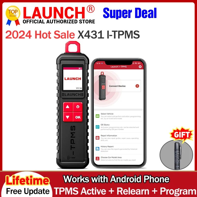 LAUNCH-X431-I-TPMS-Tire-Pressure-Detector-Handheld-X-431-TSGUN-Sensor ...