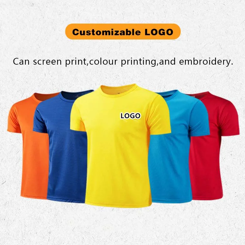 Custom Logo Quick Dry Sport T-Shirt Breathable Sweat Absorbent ...