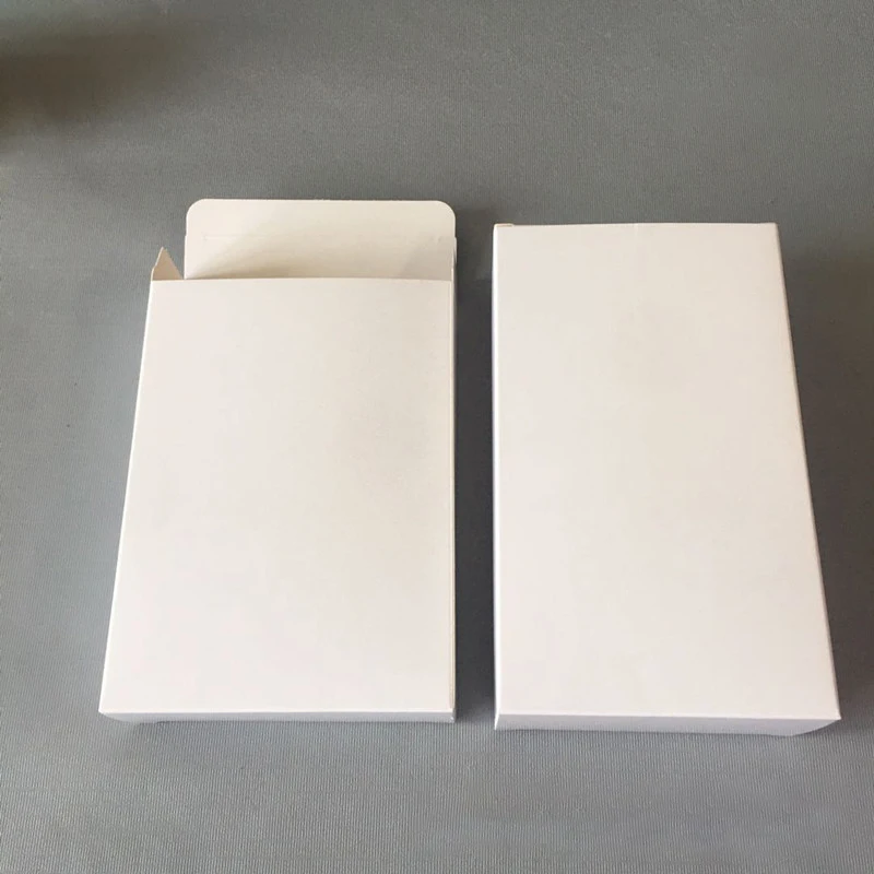 50pcs Flat White Cardboard Box Mobile Phone Case Packaging Handmade ...