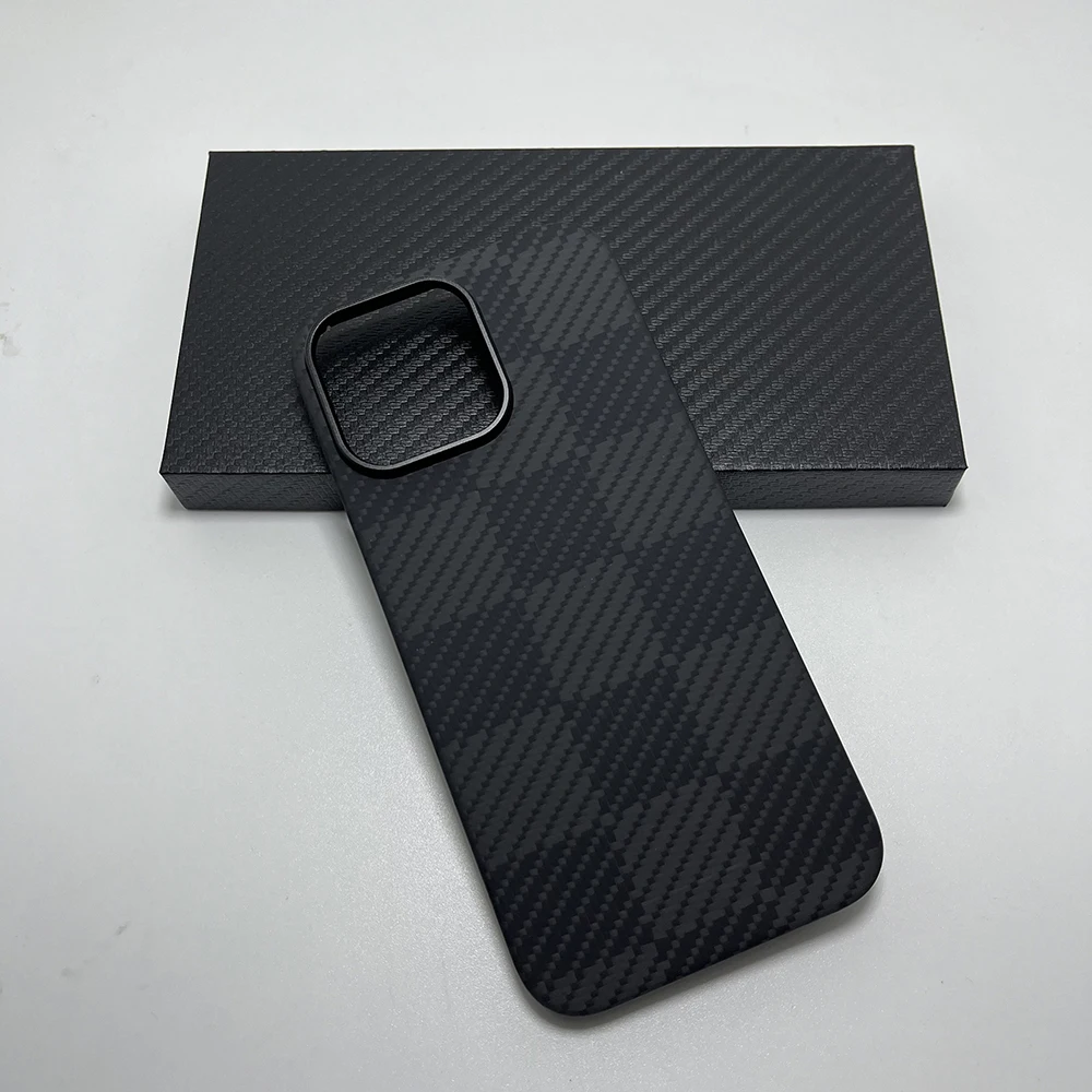 Real-Carbon-fiber-phone-case-for-iPhone-16-pro-max-Lens-protection-Red ...