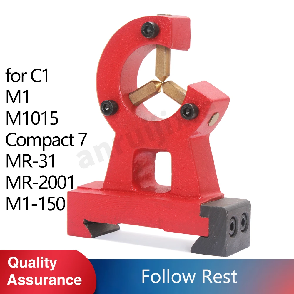 Lathe Centre Rest S/N:10080 Compatible with SIEG C1 M1 Grizzly M1015 ...