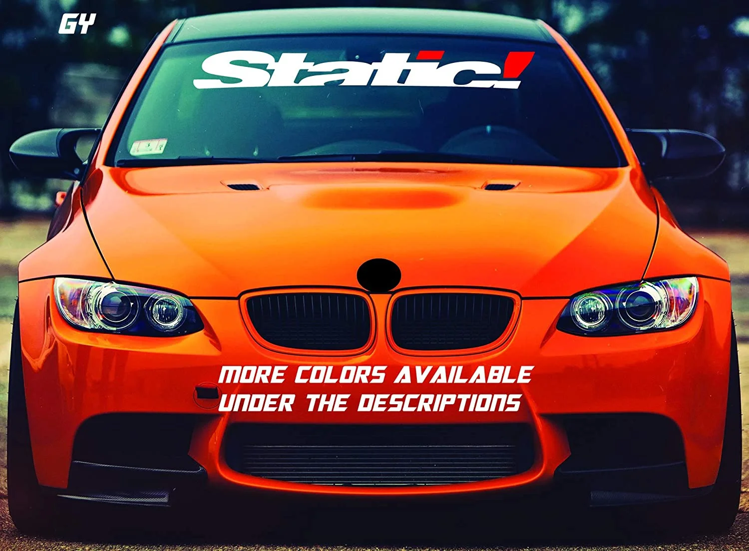 Gy Vinyl Arts,Static,Low Stance,Windshield,Decal,Windows,Stickers ...