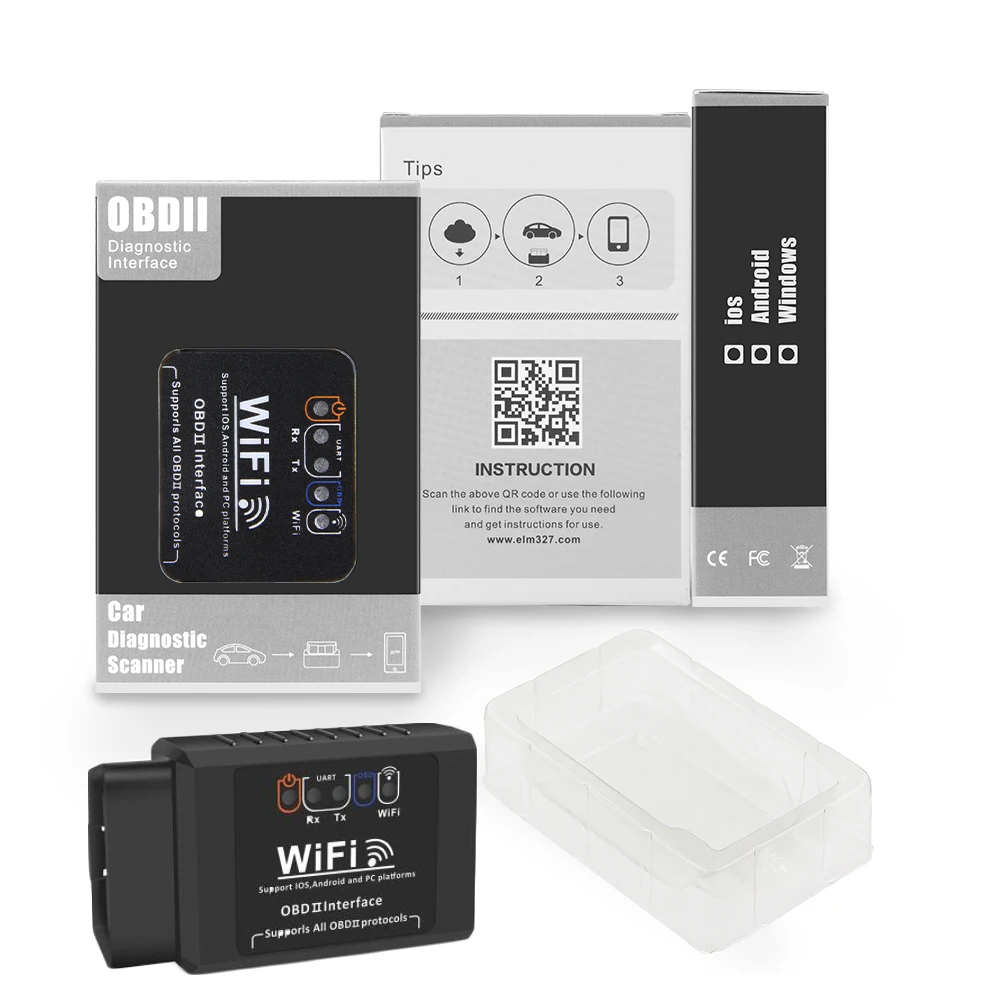 ELM327 V1.5 WIFI OBD2 WIFI сканер автомобильный диагностический инструмент для Nissan TIIDA X ...