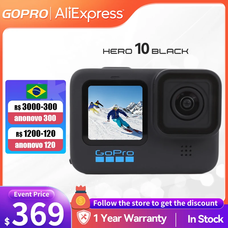 GoPro HERO 10 BLACK Action Camera For Photography Motorcycle Helmet 5 ...