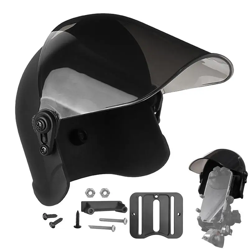 Phone-Holder-Sun-Shade-Motorcycle-Phone-Mount-Helmets-Motorbike-Small ...