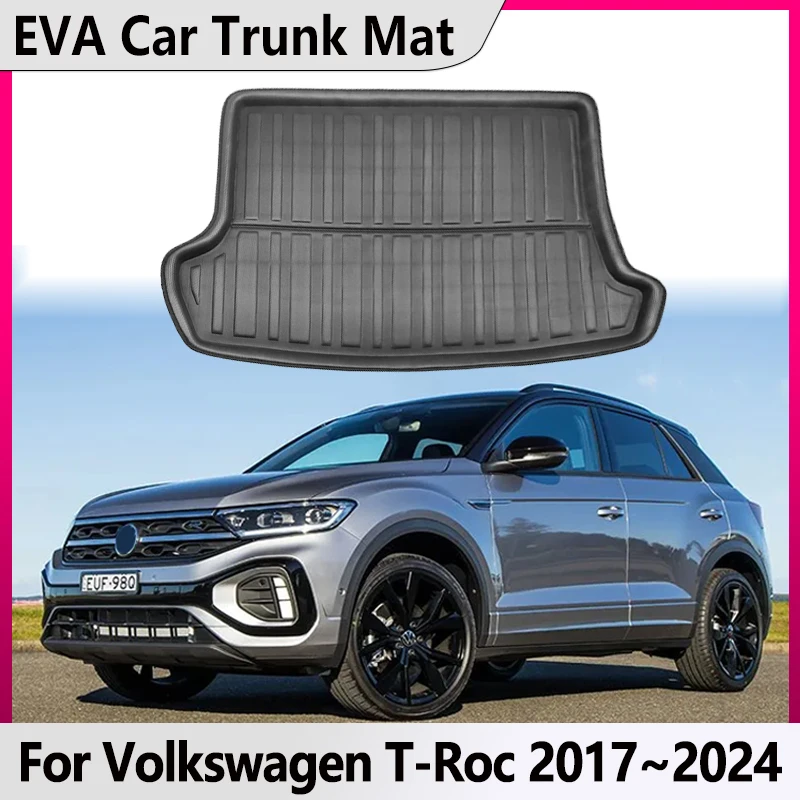 EVA Car Trunk Mat For Volkswagen VW T-Roc TRoc MK1 2017~2024 2020 2022 ...