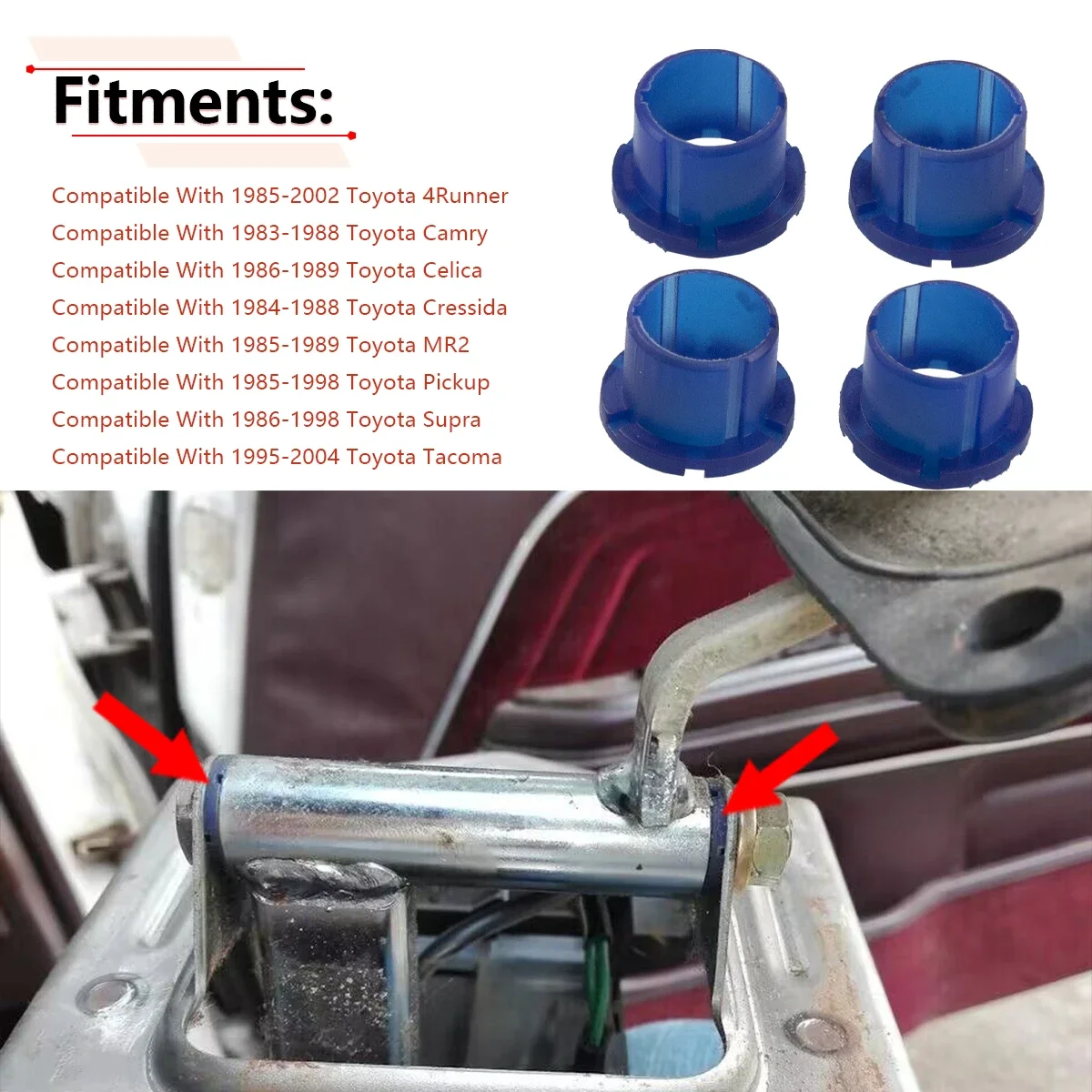 4 Pcs Automatic Transmission Shift Linkage Bushing 90385-11003 for ...