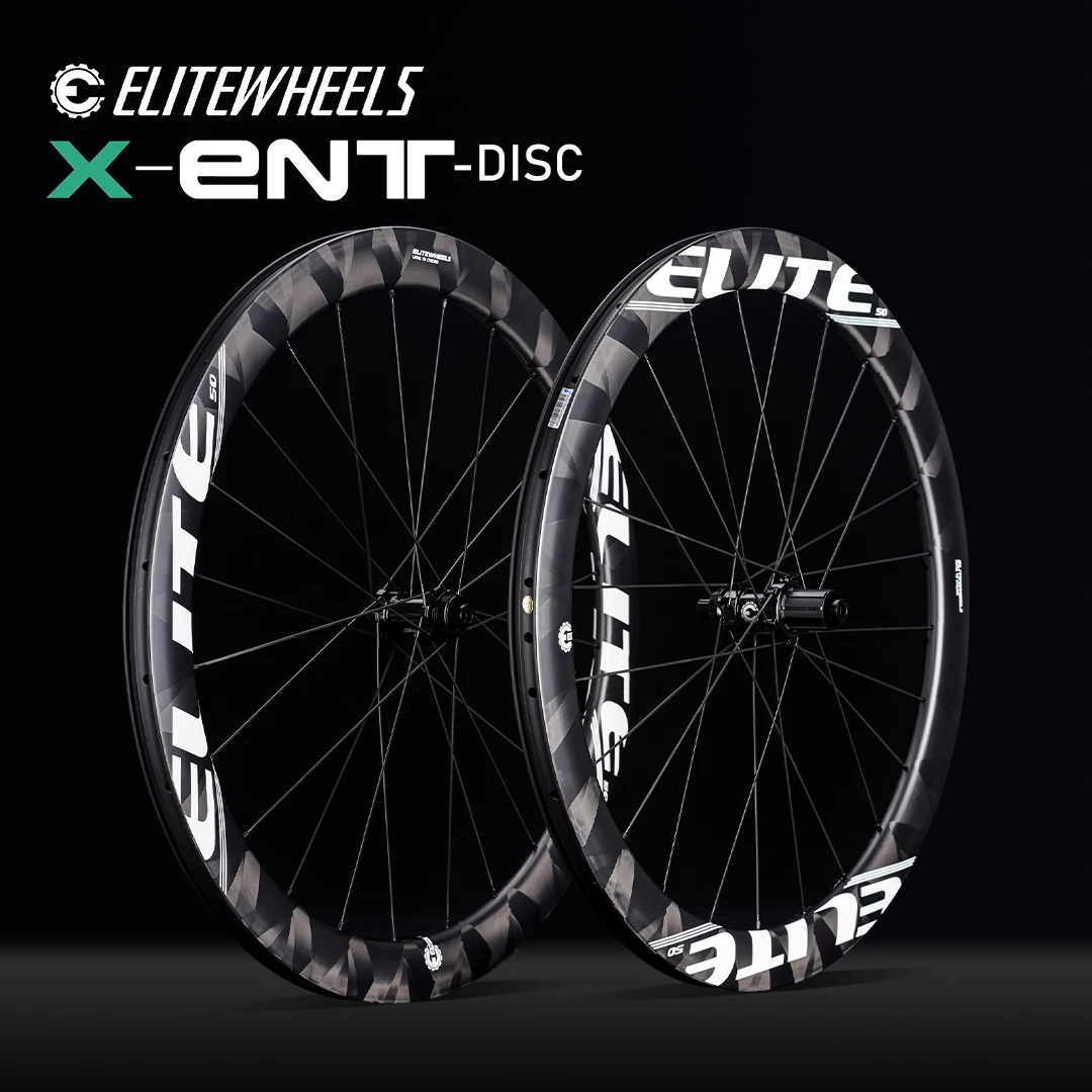 ELITEWHEELS-ENT-X-WEAVE-Carbon-Wheelset-Road-Disc-Brake-Wheels-Tubeless ...