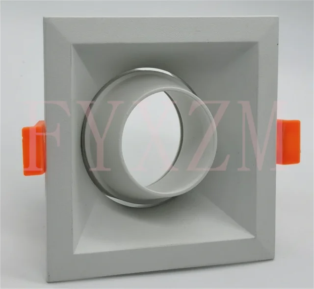 GU10 MR16 6W Down Light Fixture Holder Aluminum Recessed Fittings ...