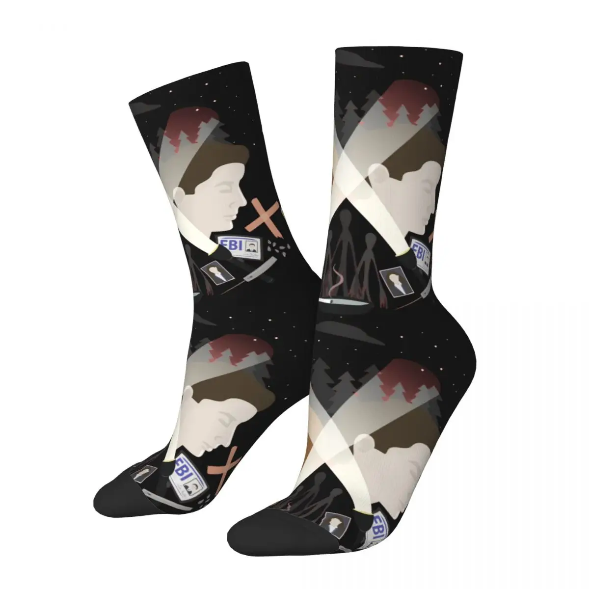 Funny Crazy compression Sock for Men The Light In Dark Places Hip Hop ...