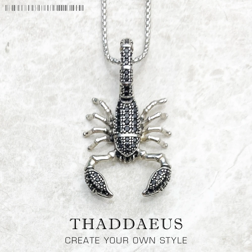 Scorpion Link Chain Necklace,925 Sterling Silver Fashion Jewelry Europe ...