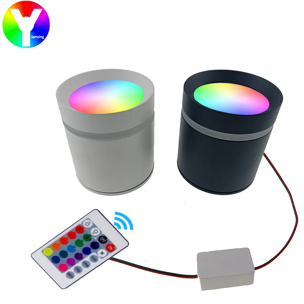 RGB Memory Cold White Smart Decortative LED Downlight Surface Mouted 4W ...