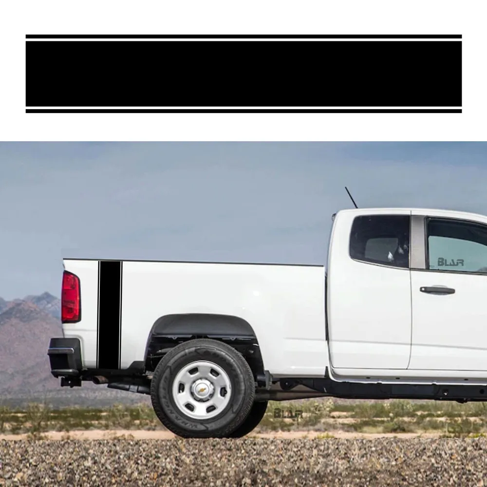 Pickup Rear Trunk Bed Side Decals For Dodge RAM Car Stickers Truck ...