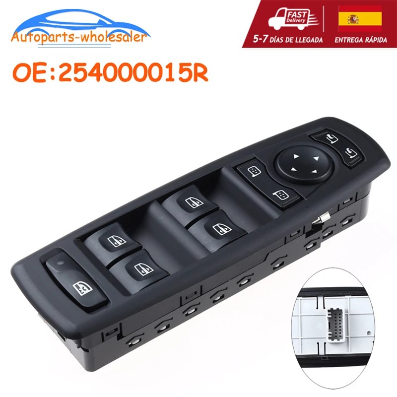 New-254000015R-Window-Mirror-Master-Switch-For-Renault-Fluence-2008 ...