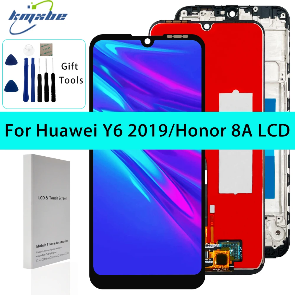 6.09" Original Y6s 2019 Display For Huawei Y6 2019 MRD-LX1F LCD Touch ...