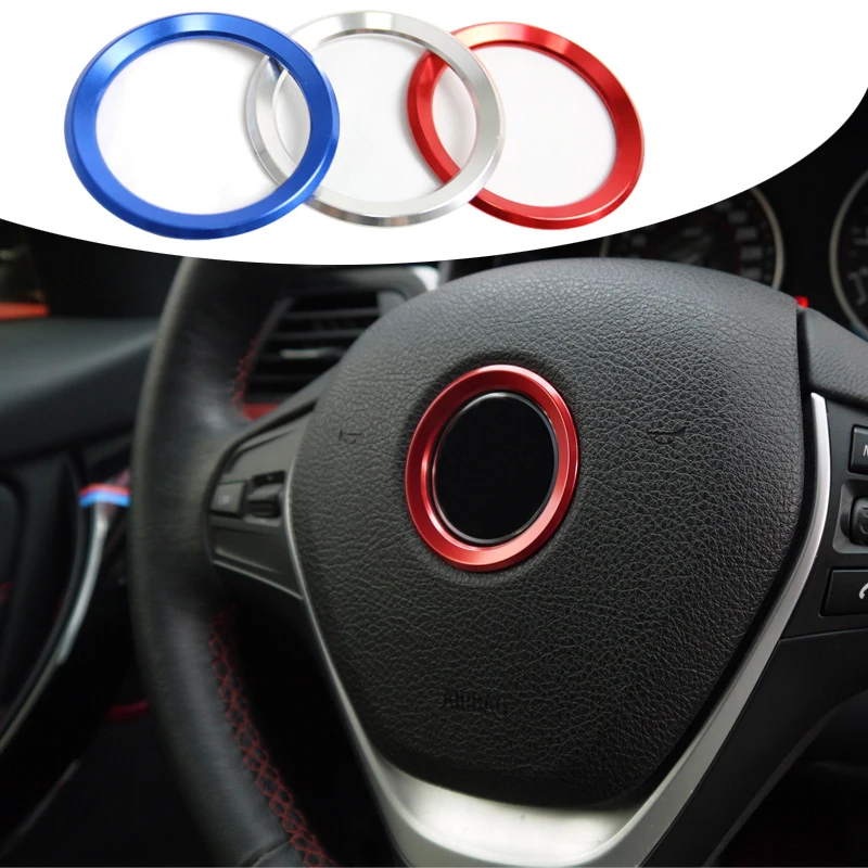 Aluminum-Decals-Decorative-Circle-Ring-Car-Steering-Wheel-Sticker-Trims ...