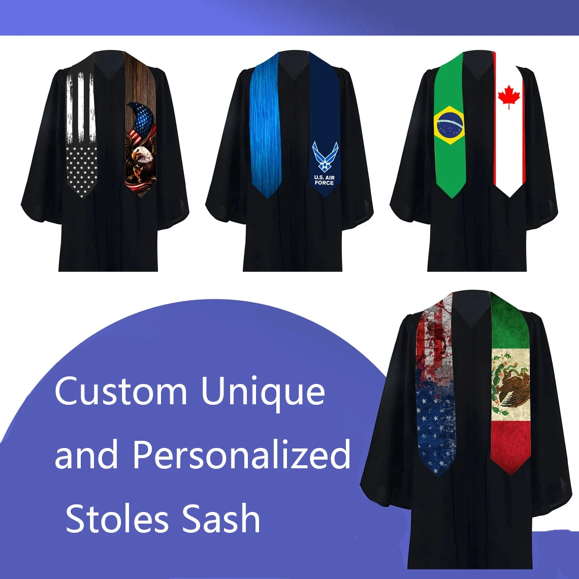 Custom-Unique-and-Personalized-Graduation-Stoles-Sash-A-Perfect-Gift ...