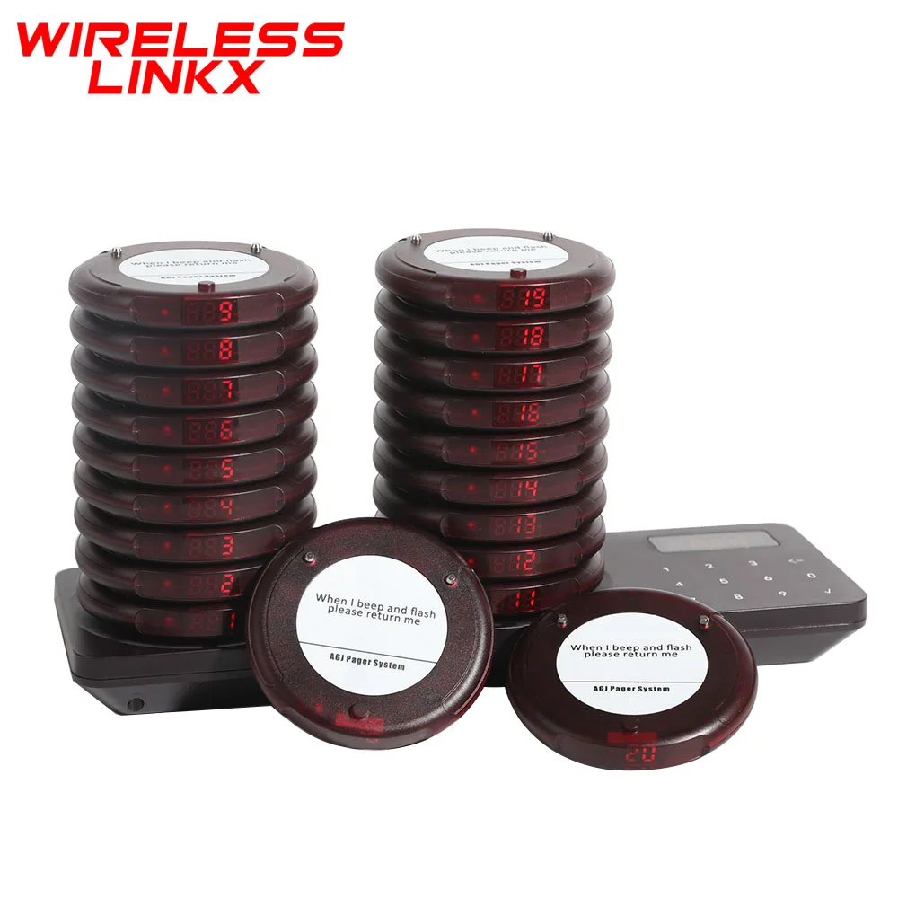 Wireless Calling System Restaurant Pager 20 | Wireless Call System ...