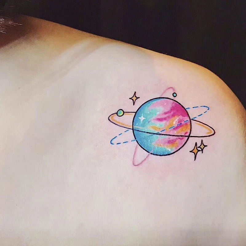 Solar System Tattoo Ideas