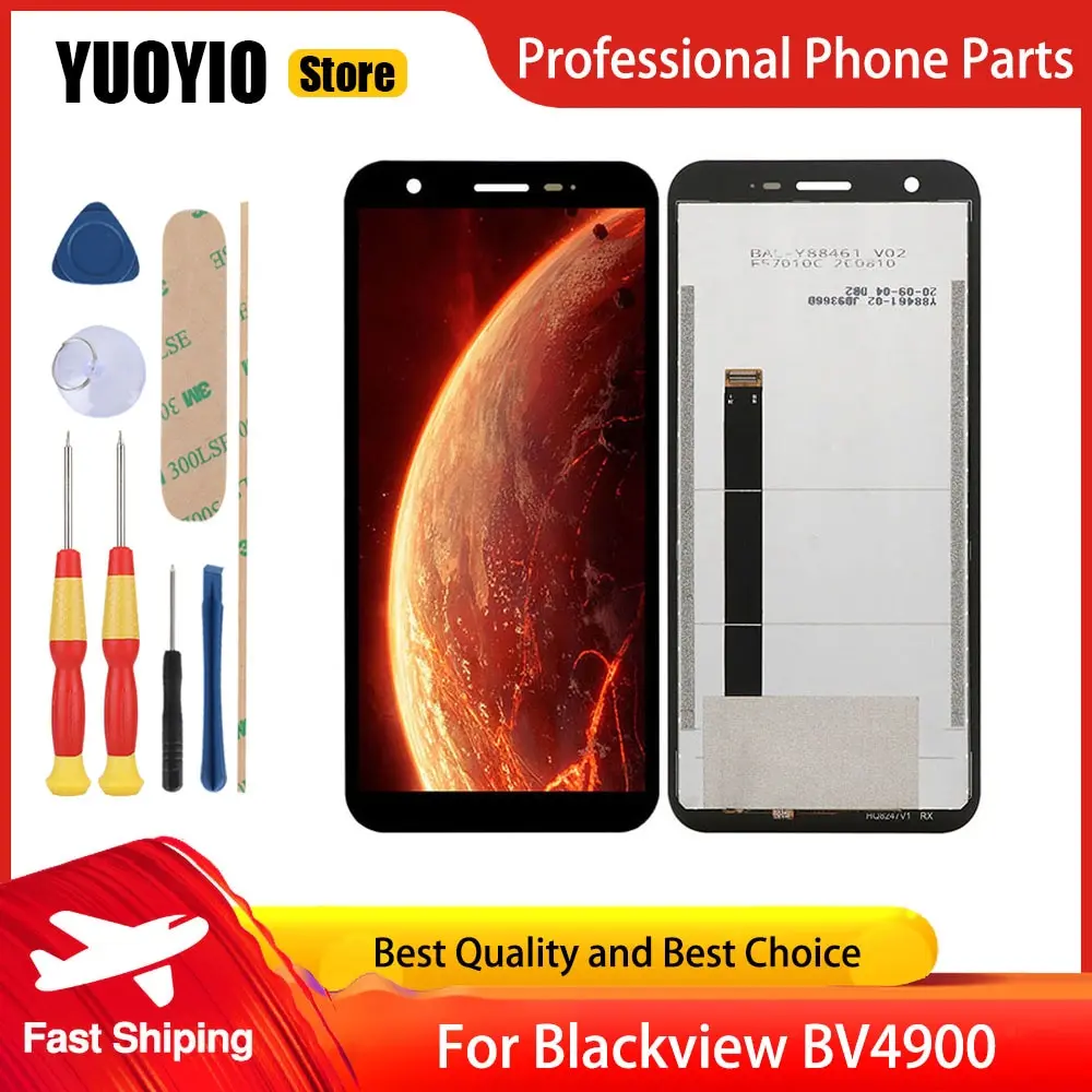 New Original Lcd Display Touch Screen Digitizer For Blackview BV4900 ...