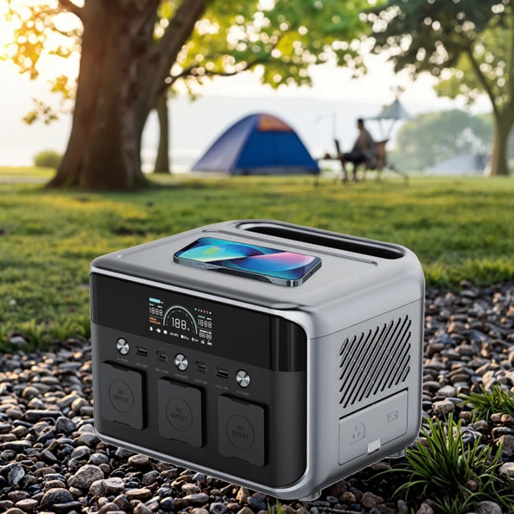 Joypo 600W Portable Solar Power Station with Long Life LiFePO4 Lithium ...