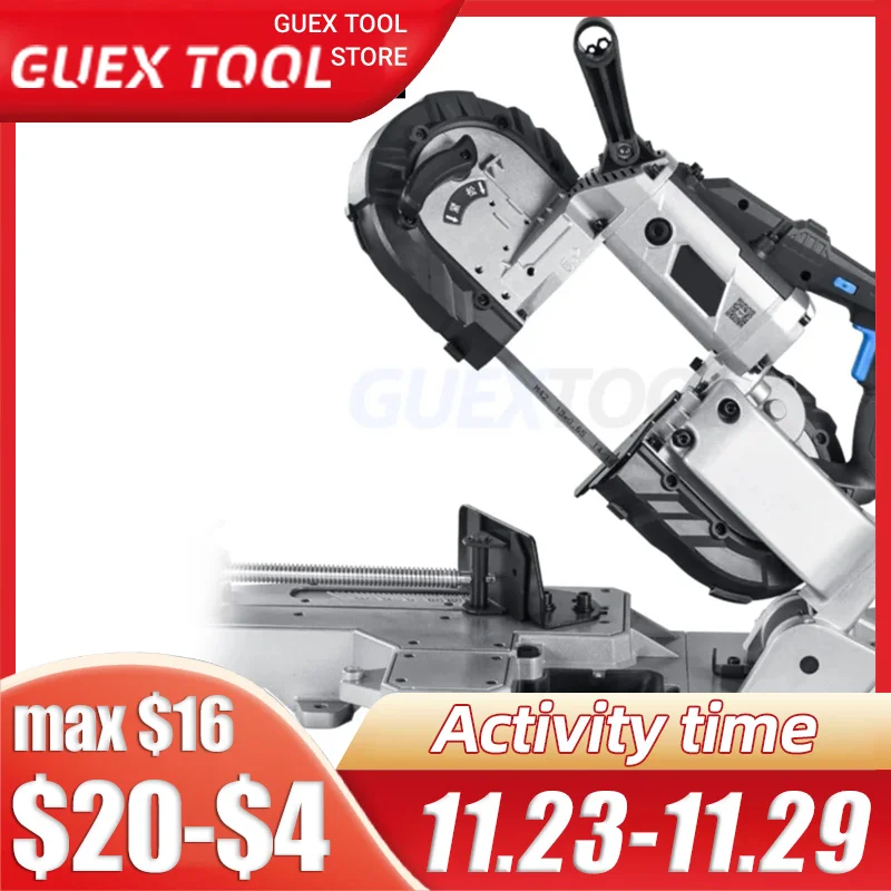 220V-45-Material-Cutting-Saw-Machine-Handheld-Band-Saw-Variable-Speed ...