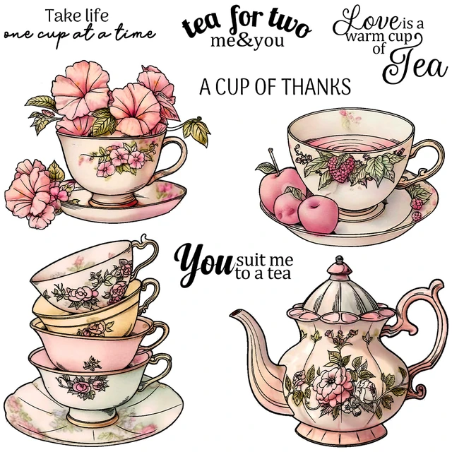 Vintage Tea Party Clip Art
