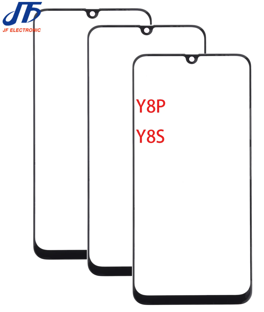 10pcs For Huawei Y8s Y8p 2020 Touch Screen Panel Lcd Front Outer Glass ...