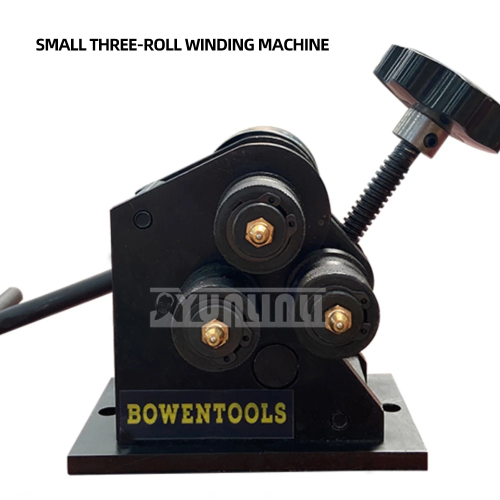 Three-Roll Circular Rolling Machine Small Manual Steel Plate Rolling ...
