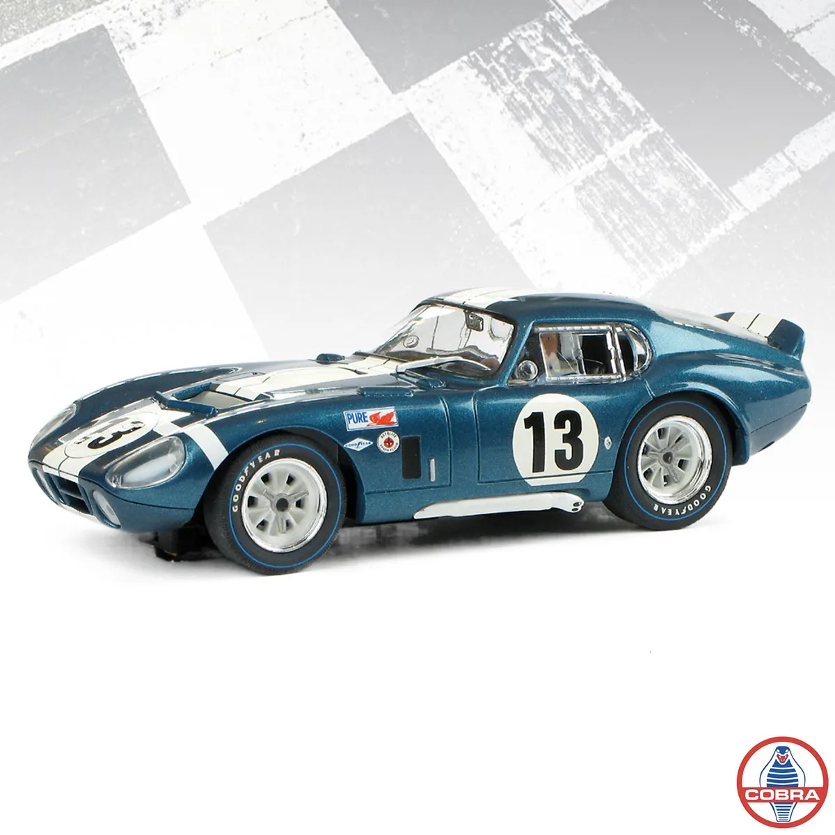 Revell/monogram Slot Car 1:32 Model Racing 08351 Shelby Cobra Daytona ...