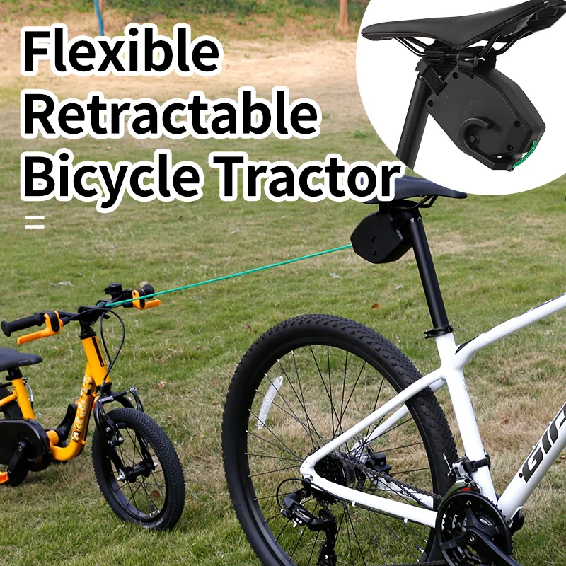 Tractor-de-bicicleta-retr-ctil-Flexible-para-exteriores-cuerda-de ...