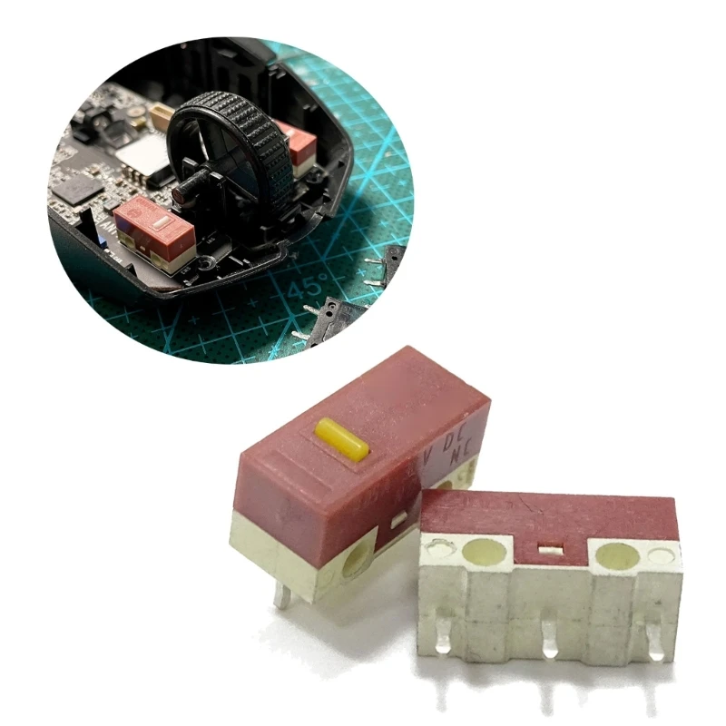 2-10PCS-Mouse-Micro-3Pins-Yellow-Dot-for-HUANO-Silent-Mouse ...