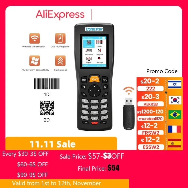 Autom-tico-Handheld-Barcode-Scanner-QR-Bar-Code-Reader-Invent-rio ...