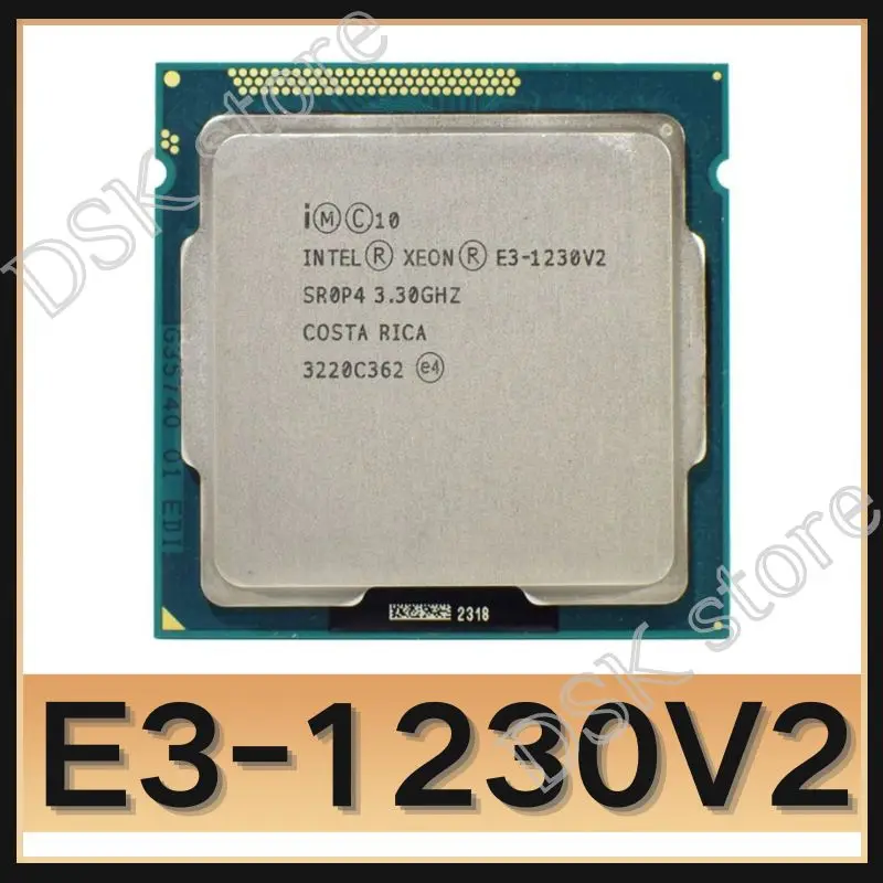 인텔 제온 E3-1230 v2 E3 1230v2 E3 1230 v2 3.3 GHz SR0P4 쿼드 코어 CPU 프로세서, 8M 69W LGA 1155