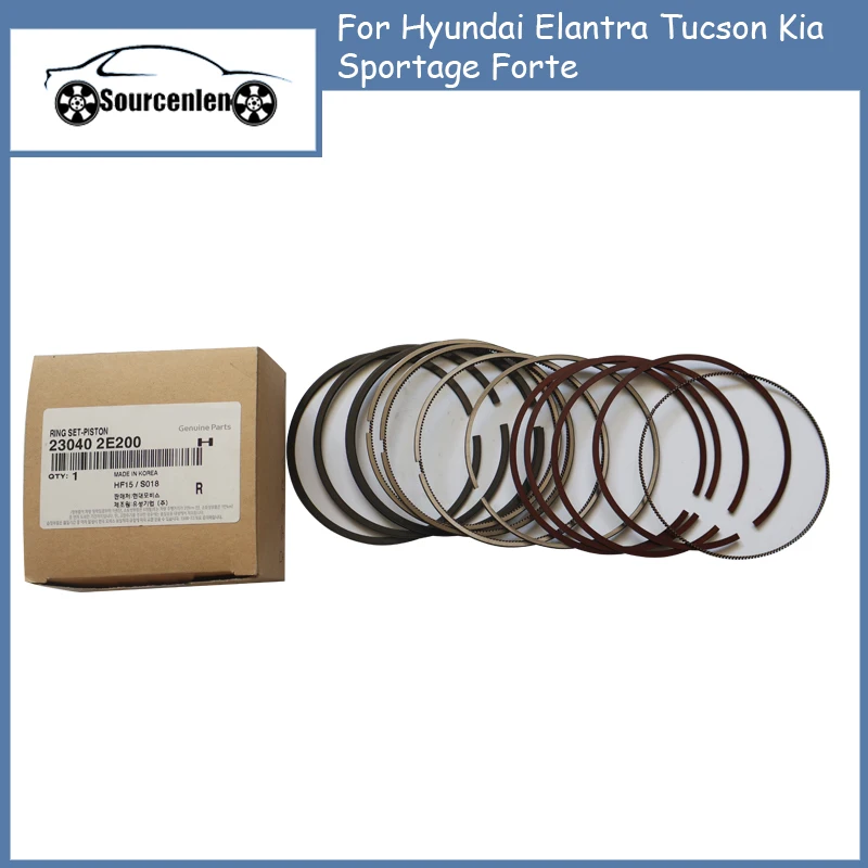 Engine Rebuild Piston Set Pistons & Rings Set For Hyundai Tucson KIA ...