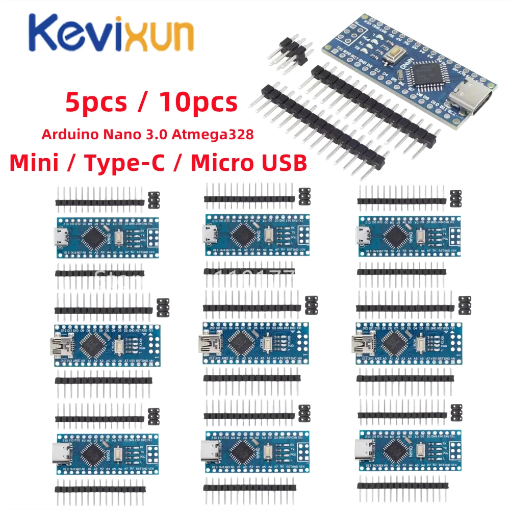 Mini-Type-C-Micro-USB-Nano-3-0-With-the-bootloader-compatible-Nano ...