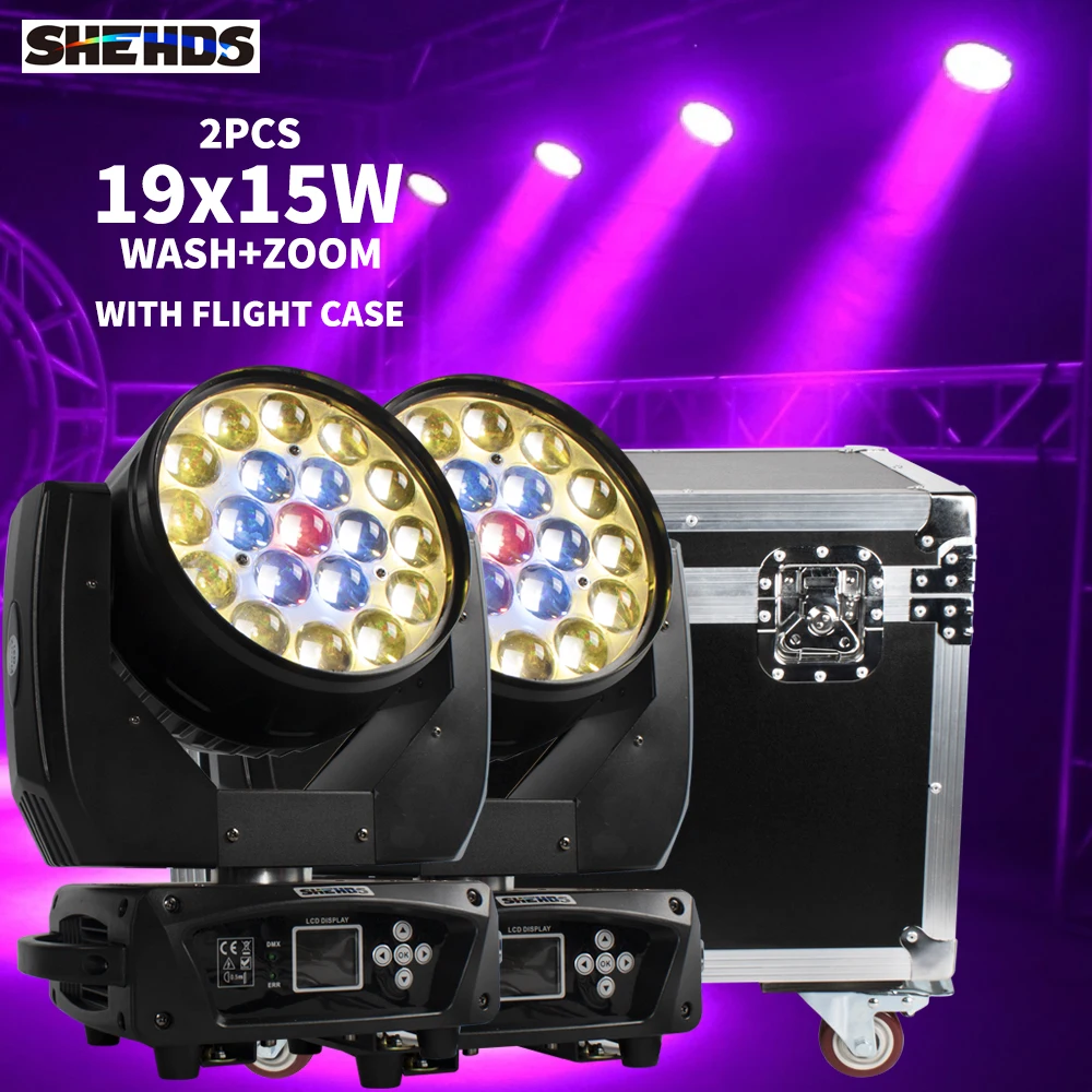 SHEHDS-clairage-de-sc-ne-professionnel-faisceau-LED-lavage-19x15W-RGBW ...
